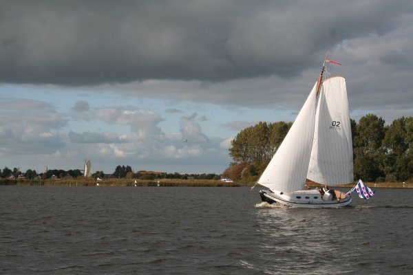 Westra Tjotter - Kajuit met zeil uitvoering